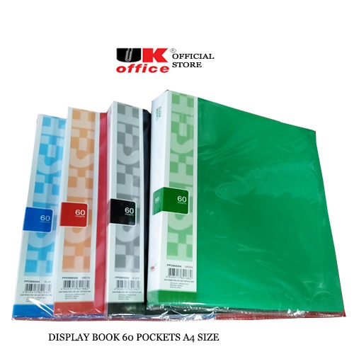 DISPLAY BOOK 60'S A4 SIZE AND LONG SIZE UK OFFICE QUALITY ITEM | Shopee ...