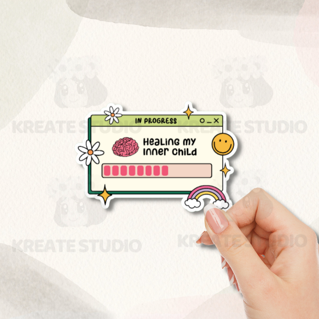 HEALING MY INNER CHILD | Laminated Waterproof Sticker for Tumblers and ...