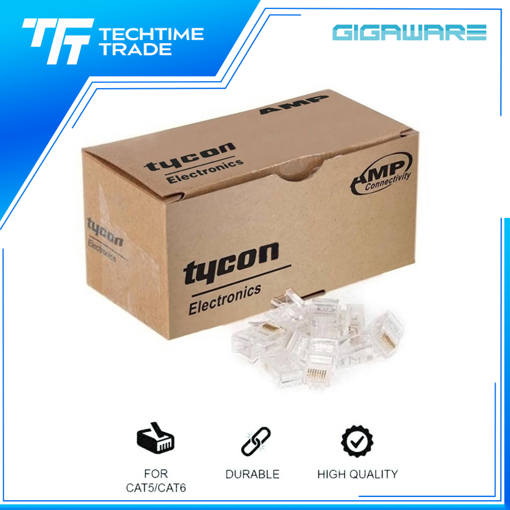 Tycon RJ45 Connector (100pcs) 1box | Shopee Philippines