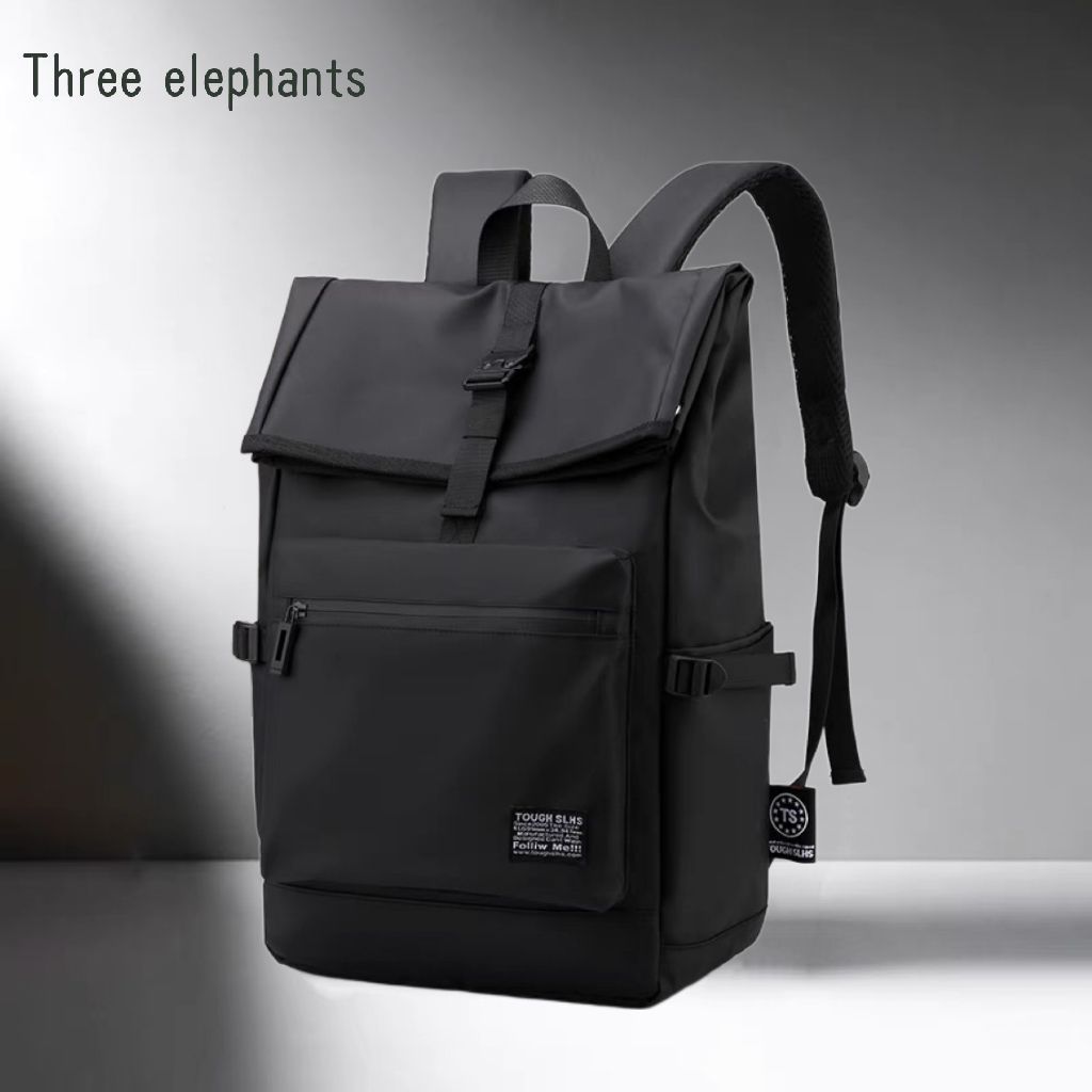 Korean fashion backpack men's and women's light laptop bag sports ...