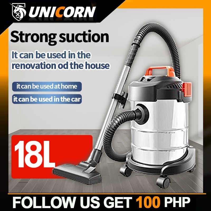 18L Vacuum cleaner 1200W high-power barrel suction commercial vacuum ...