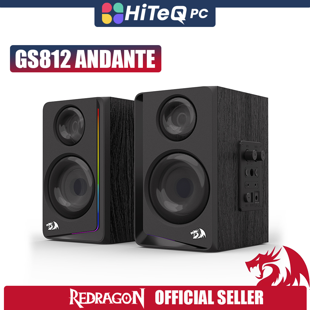 HiteqPC | Redragon Andante GS812 Gaming Speaker | Shopee Philippines