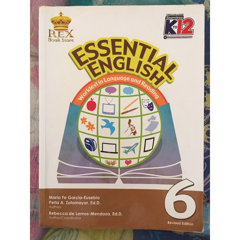 Essential English Grade 6 REX Bookstore (2015 Edition) | Shopee Philippines