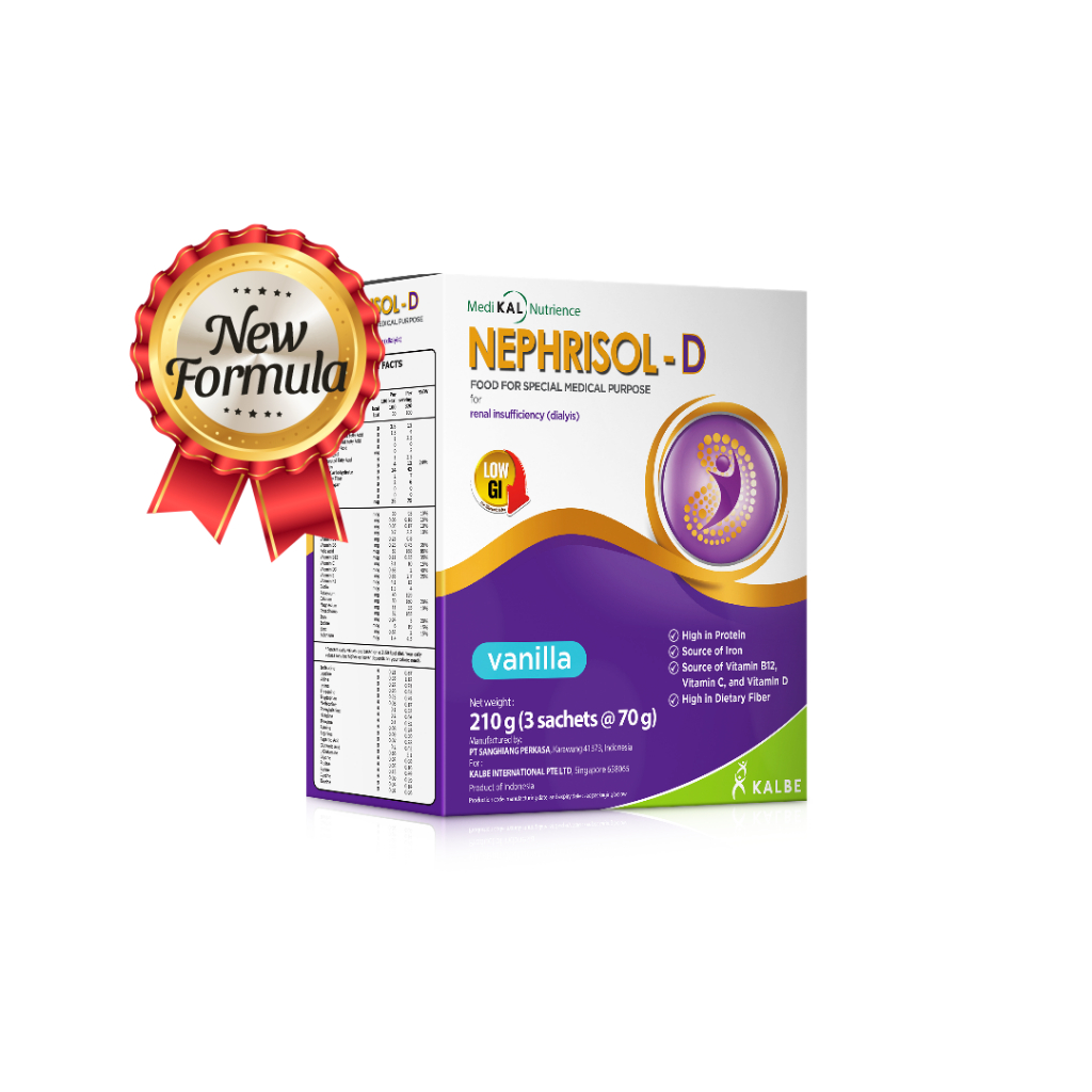 Nephrisol D Vanilla Low GI 210 grams Single Box | Shopee Philippines