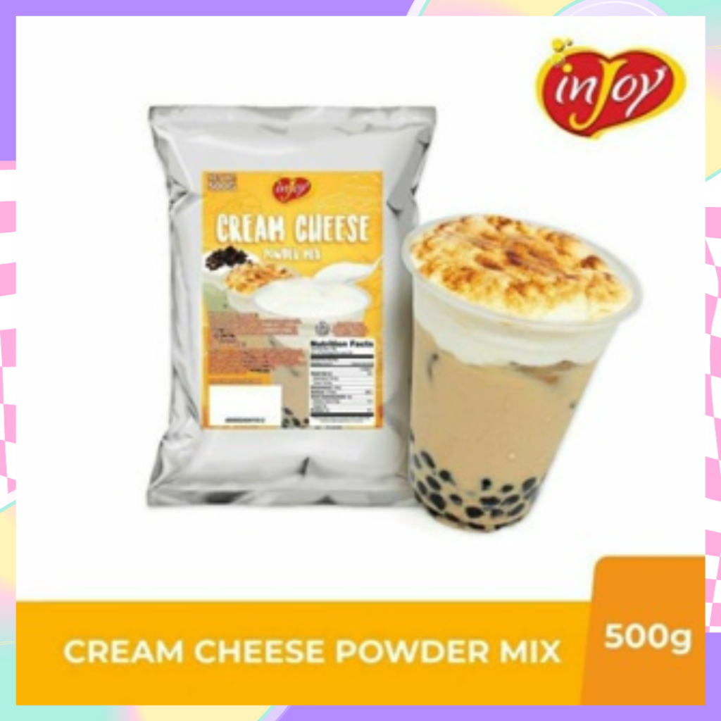 Cream Cheese Powder Mix for Milktea Toppings Injoy 500g | Shopee ...