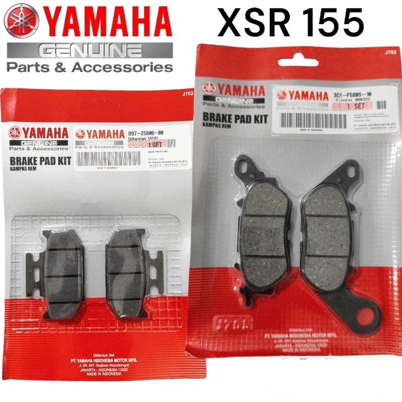 Yamaha XSR 155 Brake Pad Front Rear | Shopee Philippines
