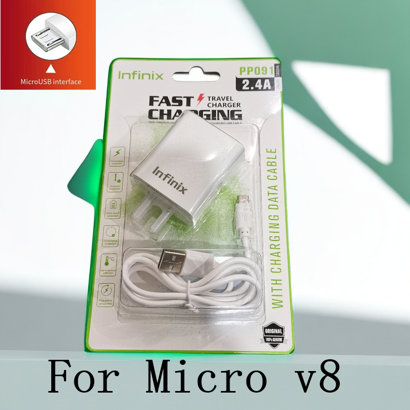 Tecno Charger Original Fast Charger Type c Micro Usb Cable Adapter Set ...