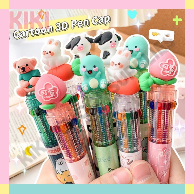 KK 1PC Cute 10 Colors Ball Pen Children Gift Various Designs Kawaii ...
