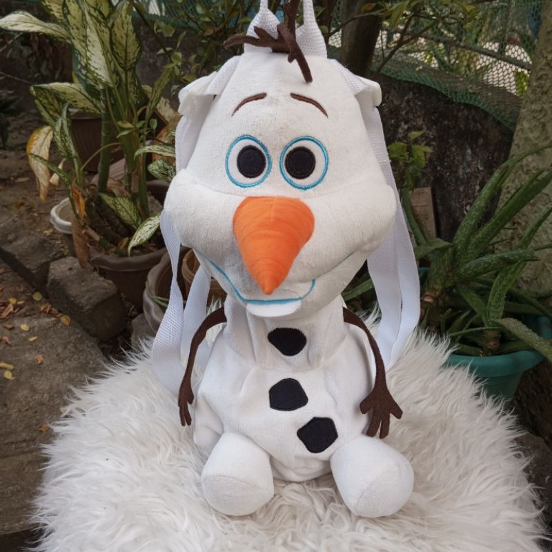 DISNEY Frozen OLAF Plush Kids Backpack Bag | Shopee Philippines