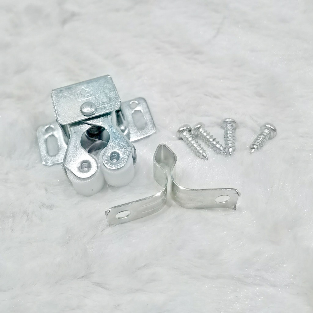 HEAVY DUTY Double Roller Catch Latch Catches for Cabinet Drawer Closer ...