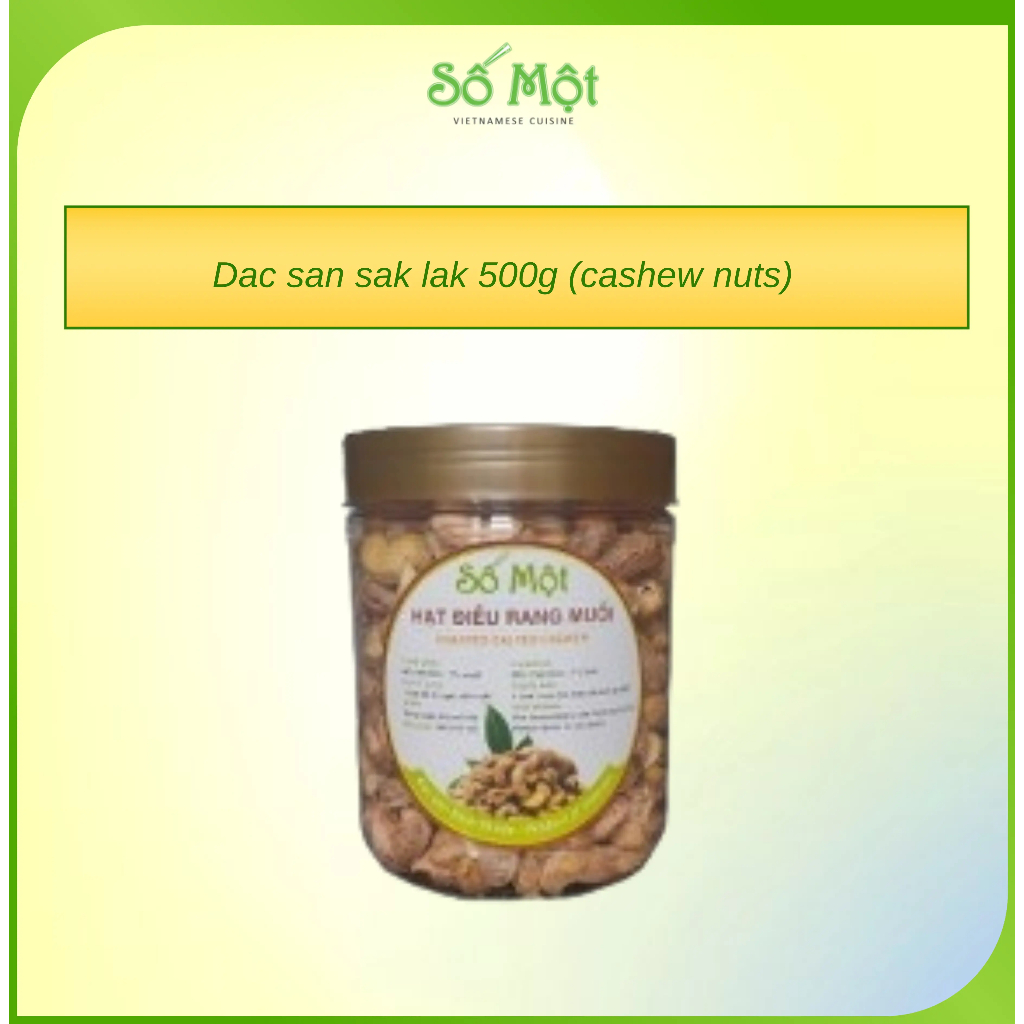 Imported Vietnamese Goods Dac san sak lak 500g (cashew nuts) | Shopee ...
