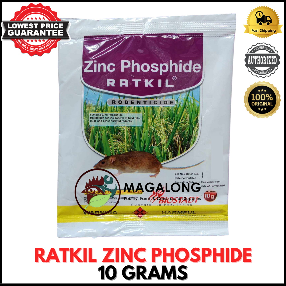 RATKIL (ZINC PHOSPHIDE) - RAT POISON / RAT KILLER / LASON SA DAGA 10 ...