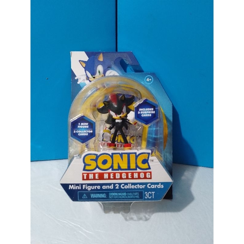 Sonic The Hedgehog-Shadow Mini Figure And 2 Collector Cards | Shopee ...