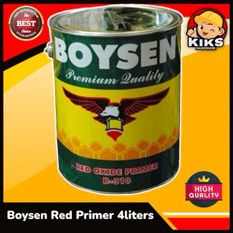 Boysen Primer Red Oxide Metal 1Liter and 4Liters [Boysen Products ...
