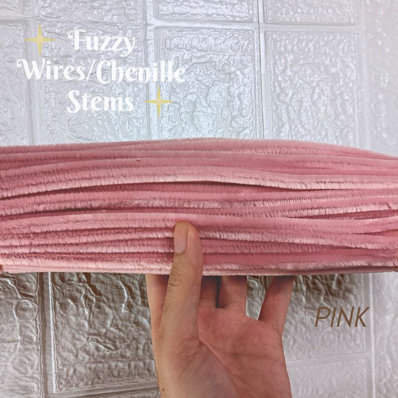 Fuzzy Wires/Chenille Stems (100 or 50 pcs per bundle) | Shopee Philippines