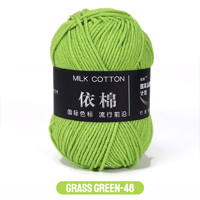 4 Plys 50g Smooth Milk Fiber Knitting Wool Crochet Yarn Milk Cotton ...