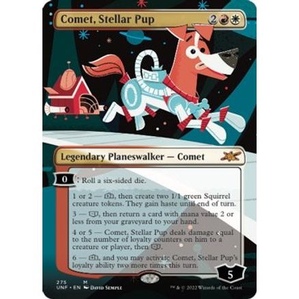 Comet, Stellar Pup (Borderless) - Unfinity (UNF) MTG | Shopee Philippines