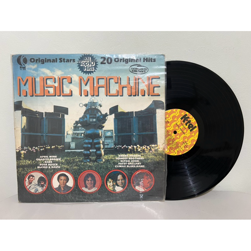 Music Machine Elton John, Kenny rogers Vinyl record vintage PLAKA A3 ...