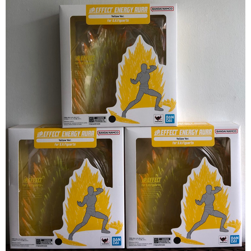 BANDAI: EFFECT ENERGY AURA YELLOW VERSION FOR SHFIGUARTS | Shopee ...