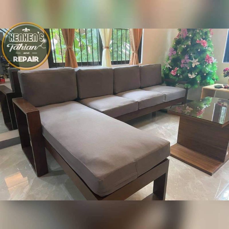 cushion cover BALOT NG FOAM PARA SA INYONG SALA SET(URBANETTE FABRIC ...