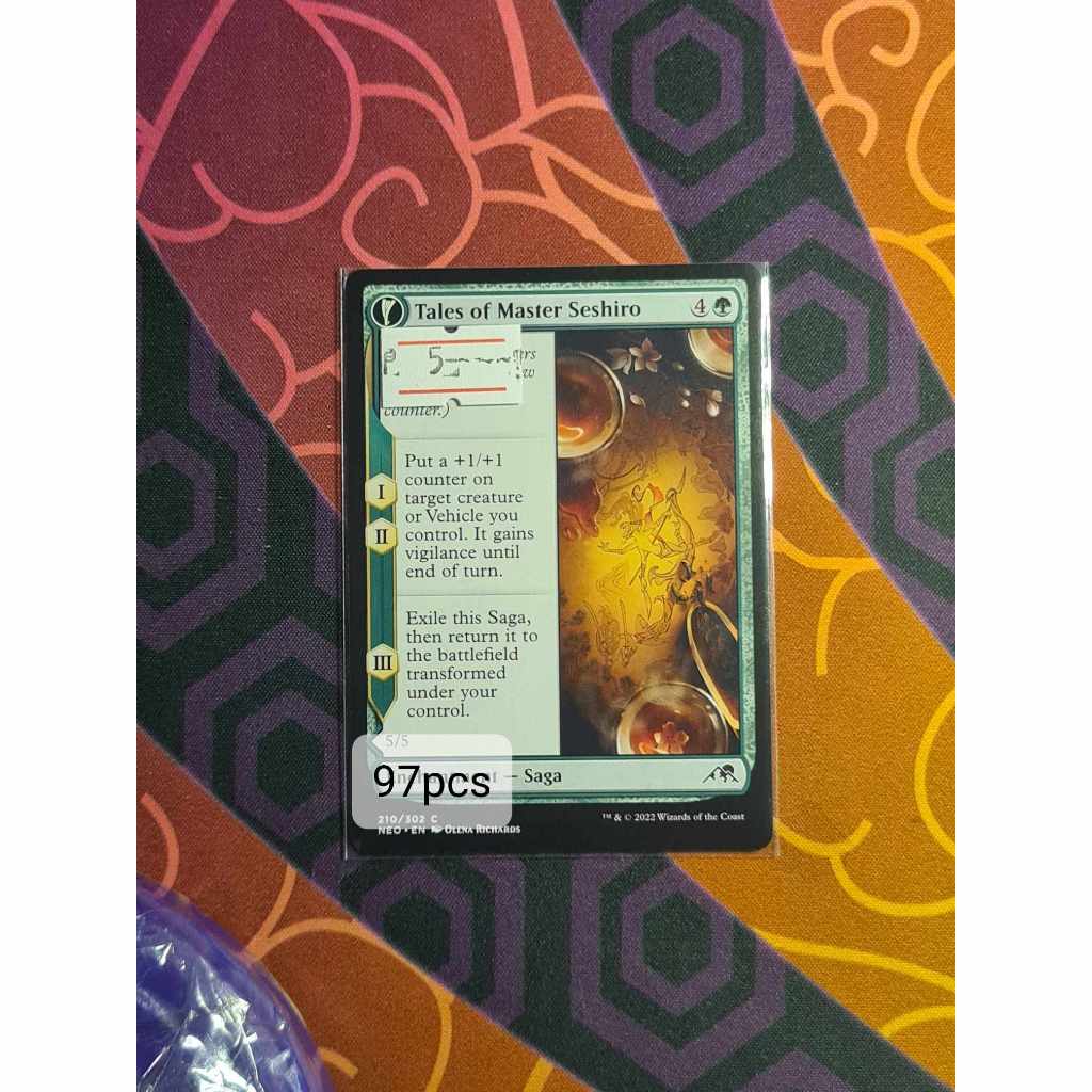 Tales of Master Seshiro MTG MAGIC THE GATHERING CARDS FOIL !! | Shopee ...
