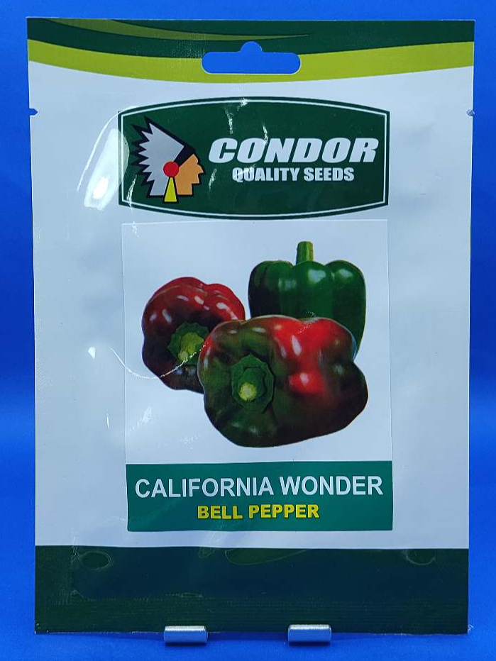 CONDOR CALIFORNIA WONDER BELL PEPPER SEEDS (2 GRAMS) | Shopee Philippines