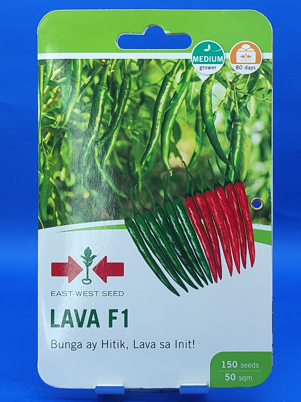 EAST-WEST SEED LAVA F1 F1 HYBRID HOT PEPPER SEEDS POUCH (150 SEEDS ...