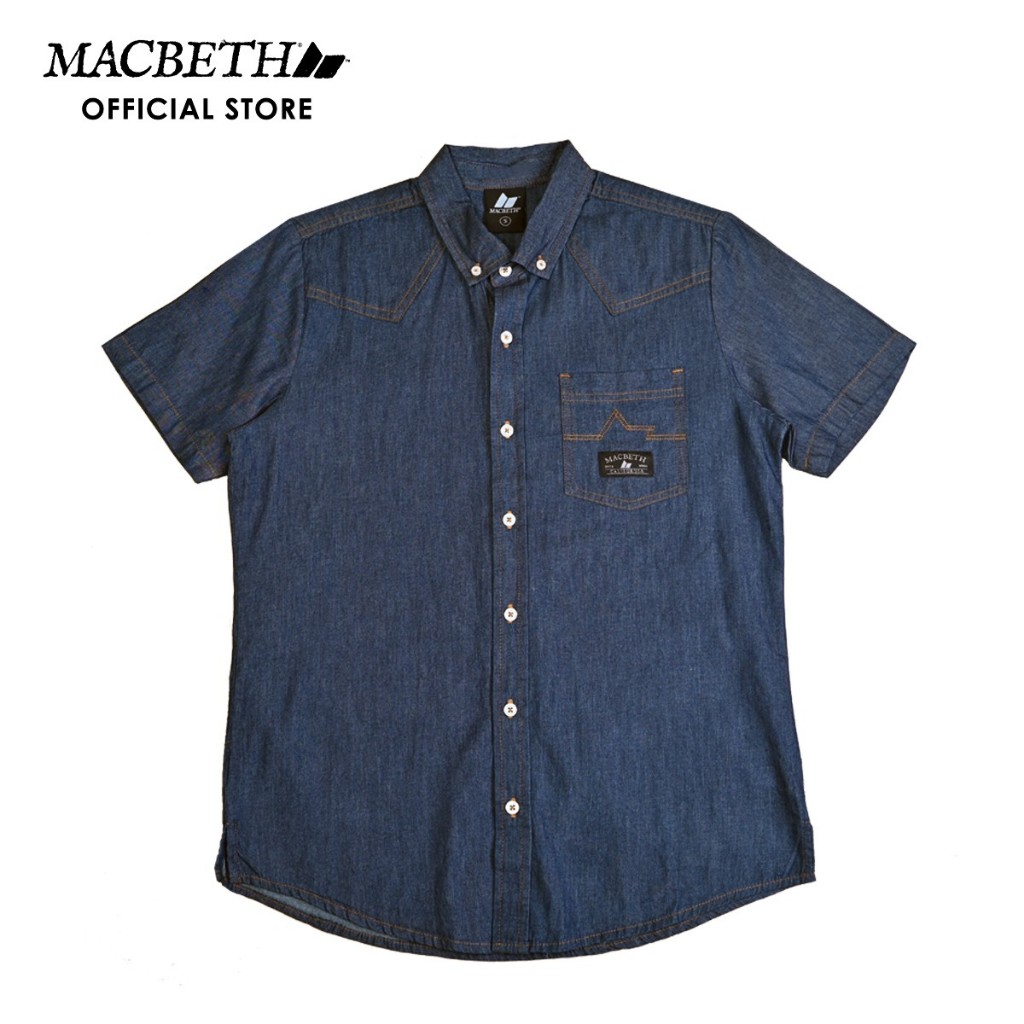 Macbeth Men's Polo Short Sleeves " Polo Chambray " ( SALE ) | Shopee ...
