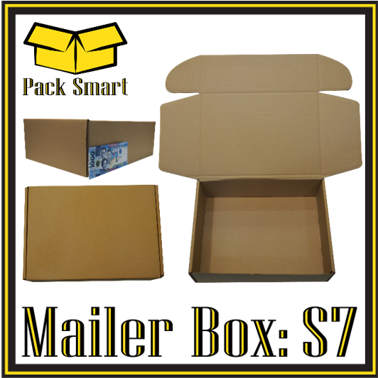 T7 Mailer Box - Corrugated - Shipping - Gift - Carton - Size: S7 ...