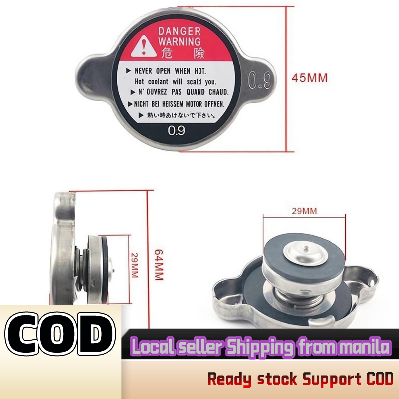 Car Radiator Caps 45mm 0.9 Bar Stainless Materials Universal Ready ...