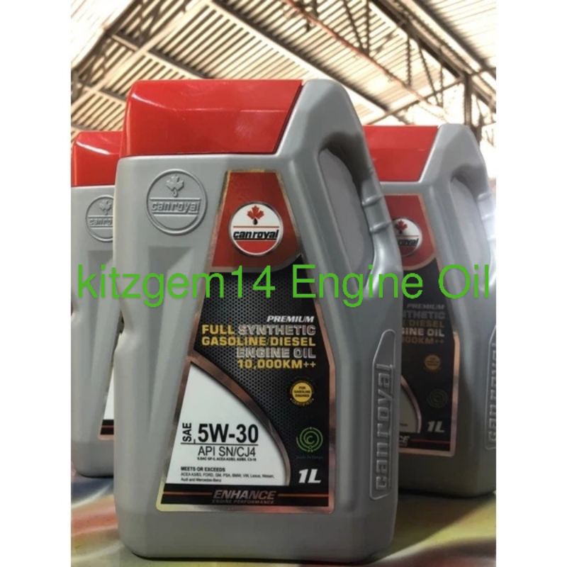 CANROYAL PREMIUM FULL SYNTHETIC Gasoline/Diesel Engine Oil, SAE 5W-30 ...