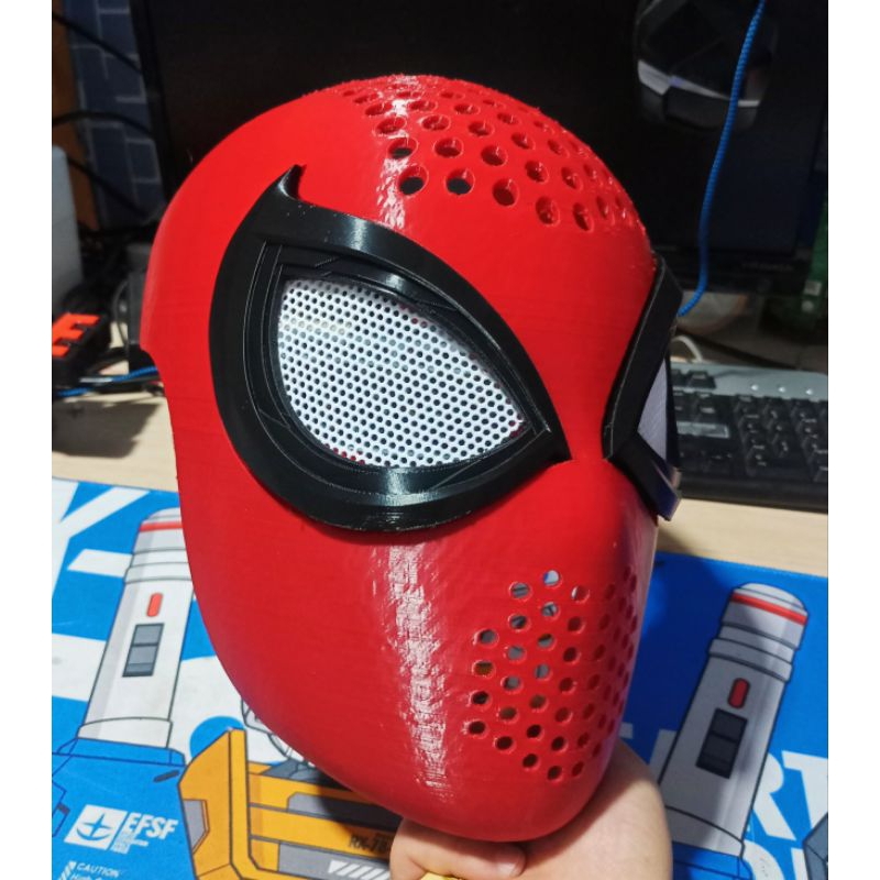 3d Printed Spiderman FaceShell For Spiderman Costume | Shopee Philippines