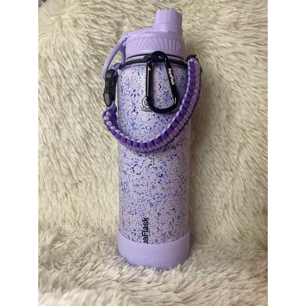 IL Terrazzo with boot and handle AQUAFLASK (18oz/22oz/32oz/40oz ...