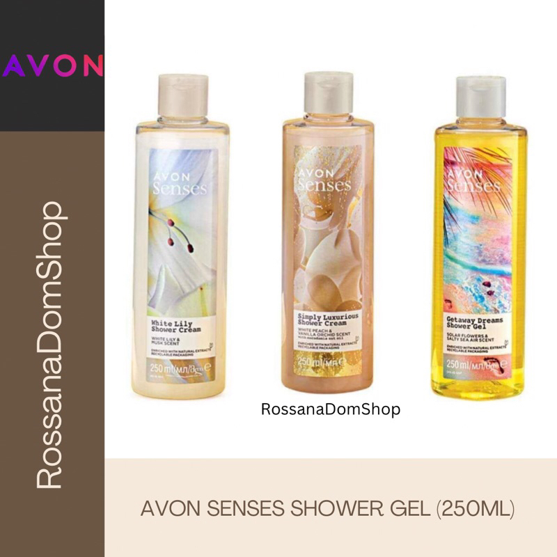Avon Senses shower gel/ body wash 250ml | Shopee Philippines