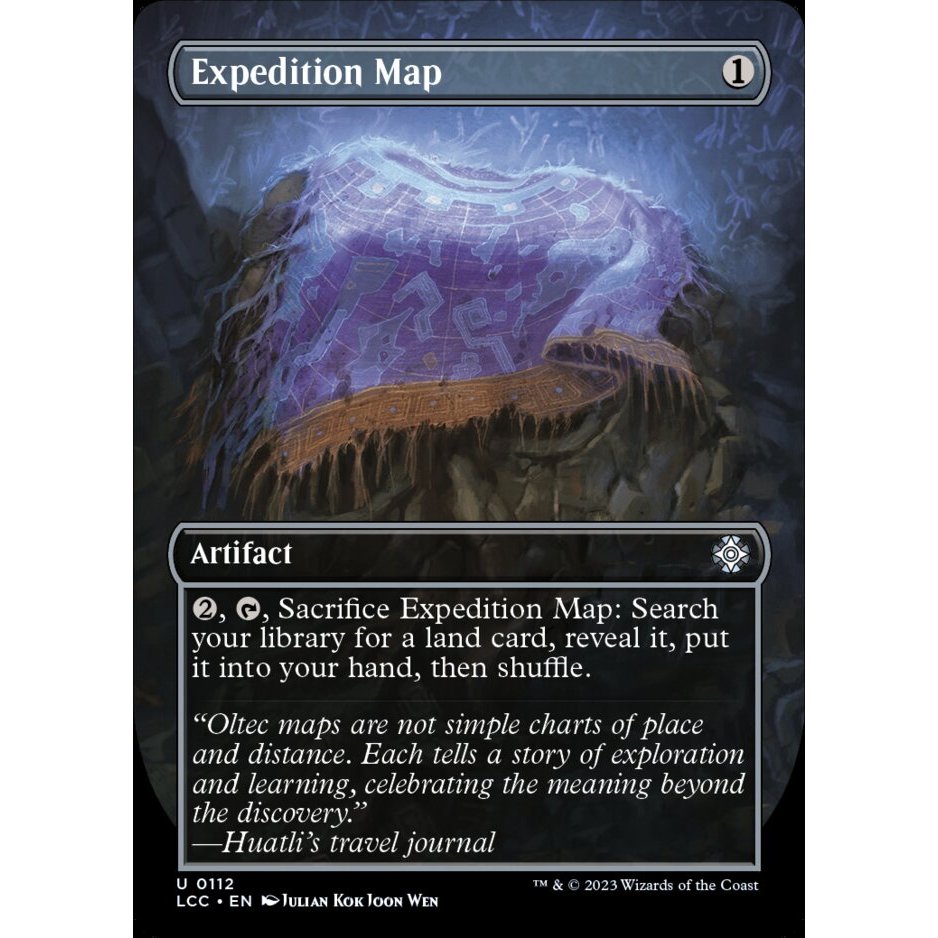 MTG - Expedition Map - Borderless NM U LCC | Shopee Philippines