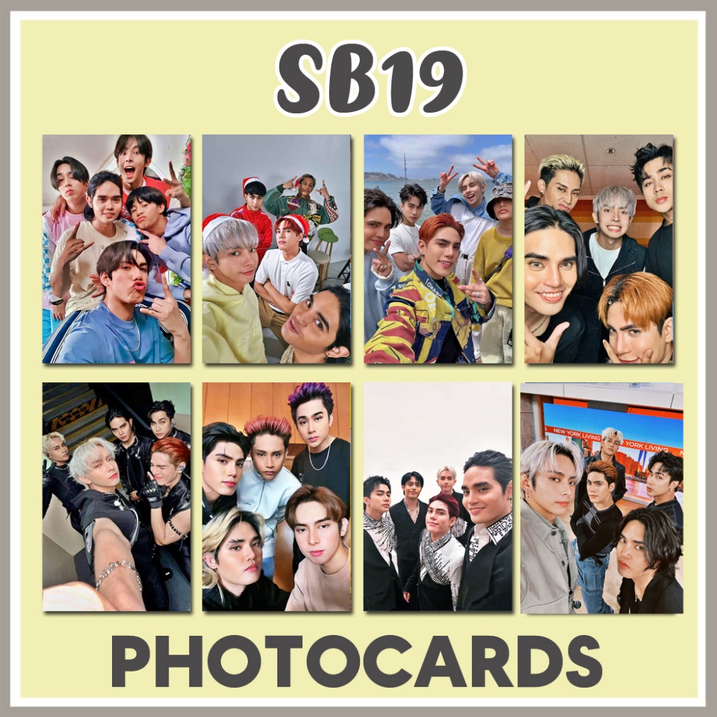 SB19 Stell Justin Ken Josh Pablo Photocards / Lomocards Prints ...