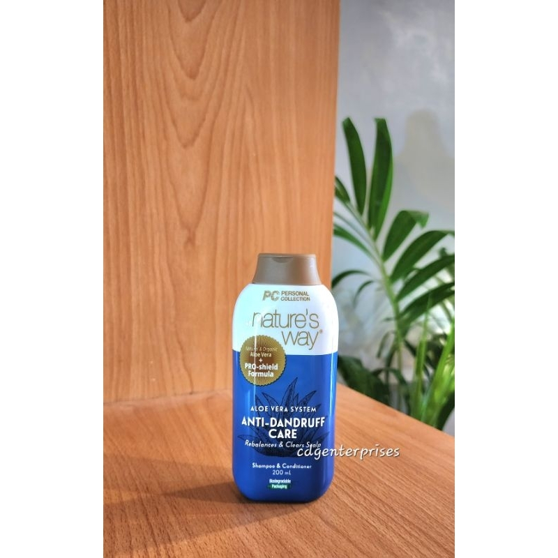PC Nature's Way ALOE VERA SYSTEM TOTAL Anti- Dandruff Care Shampoo ...