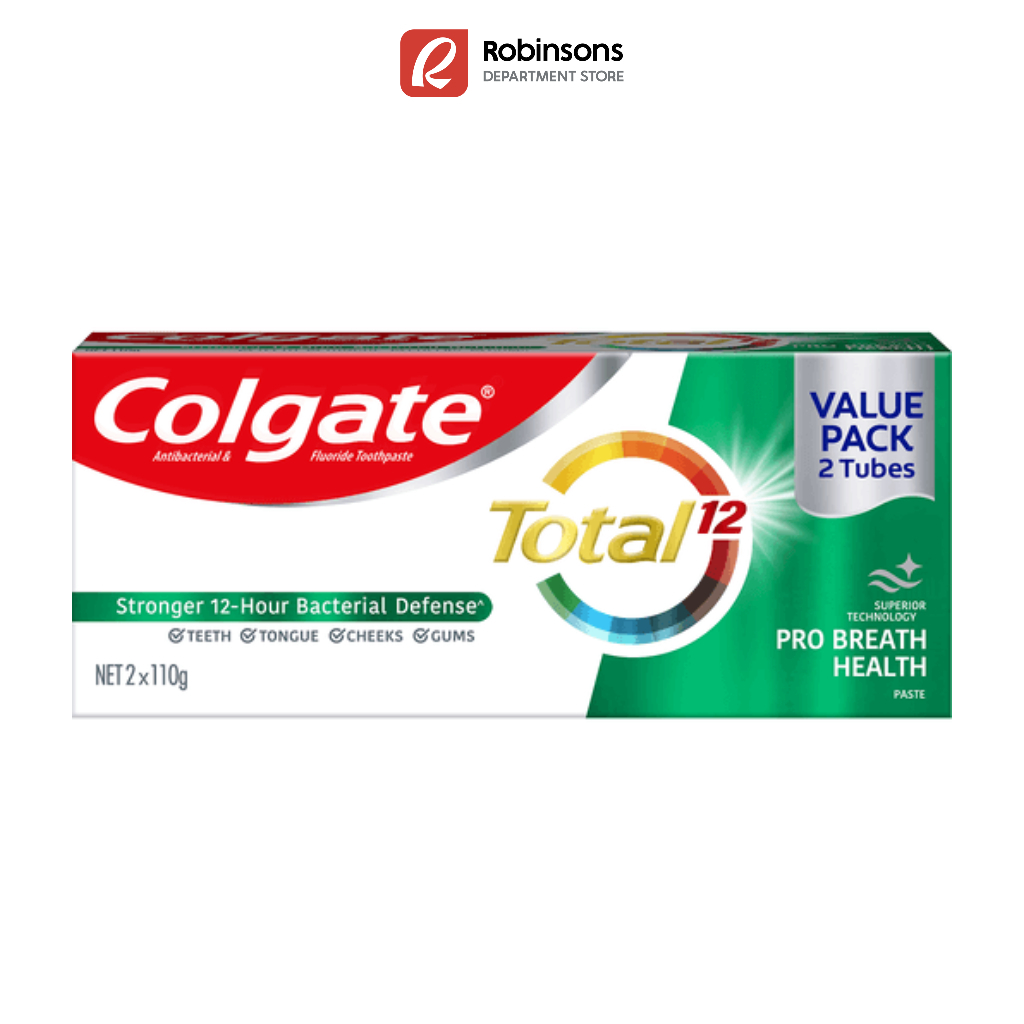 Colgate Total Pro Breath Health 110g Twin Pack | Shopee Philippines
