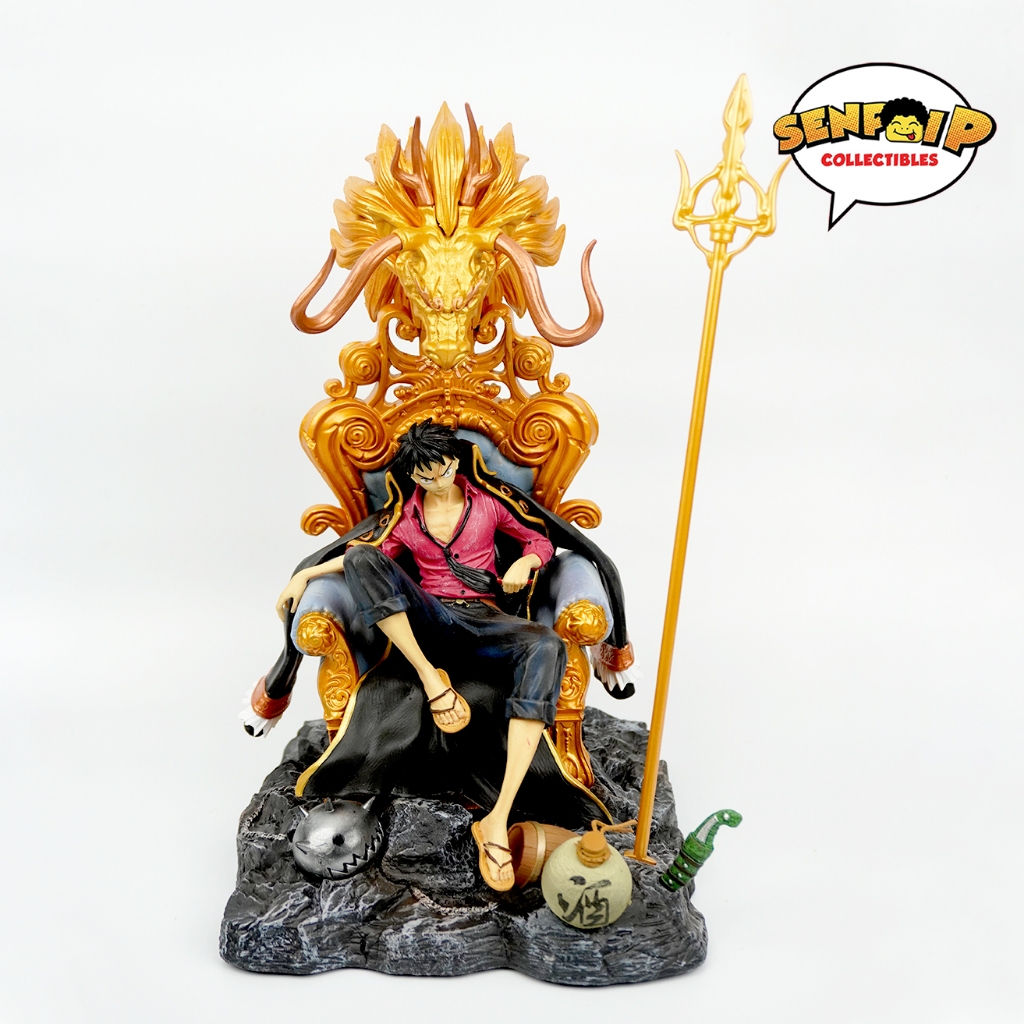 HQKO GK sitting position Four Emperors Throne Dragon Chair Luffy Model ...