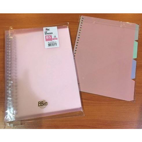 B5 binder notebook with dividers | Shopee Philippines