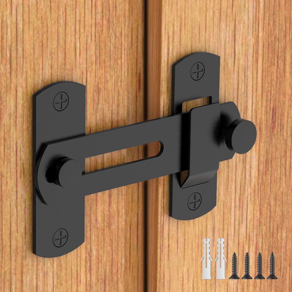 DOKIO 180 Degree Flip Sliding Barn Door Lock for Privacy Safe barn Door ...