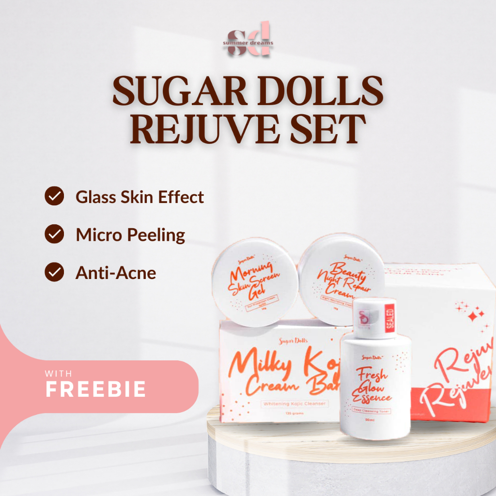 SUGAR DOLLS Rejuvenating Set | Brightening, Anti-Aging Sugardolls ...