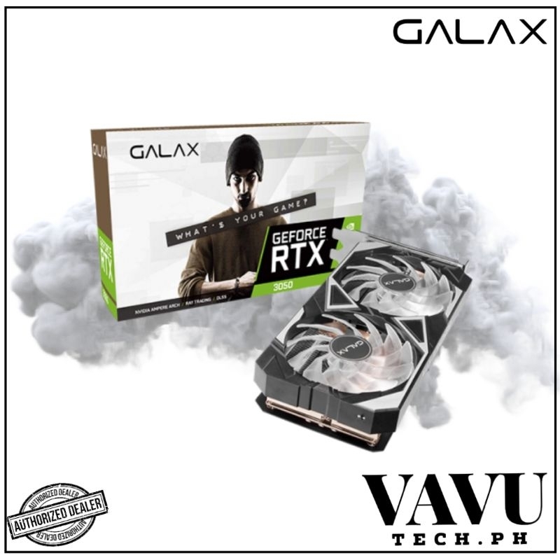 Galax Geforce RTX 3050 EX 1-Click OC 8GB GDDR6 Video Graphics Card ...