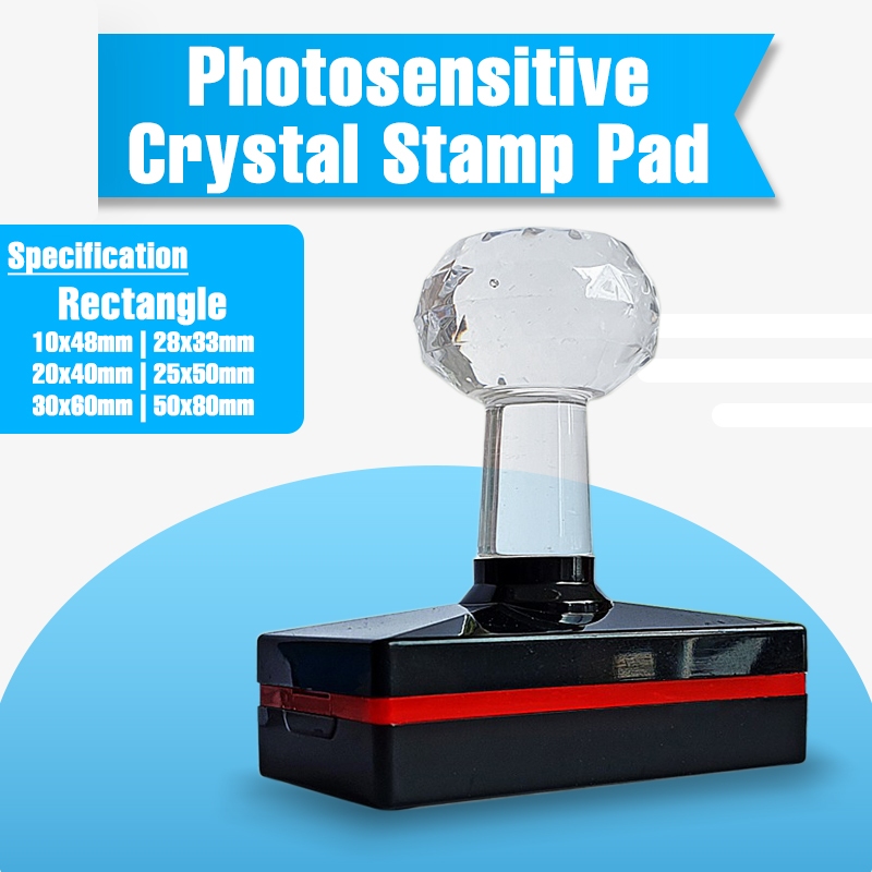 Crystal Stamp Pad and Case Rectangle (Blanks) | Shopee Philippines