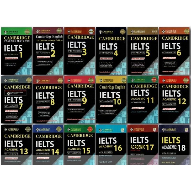 Cambridge IELTS 1-18 PDF+Audio files | Shopee Philippines