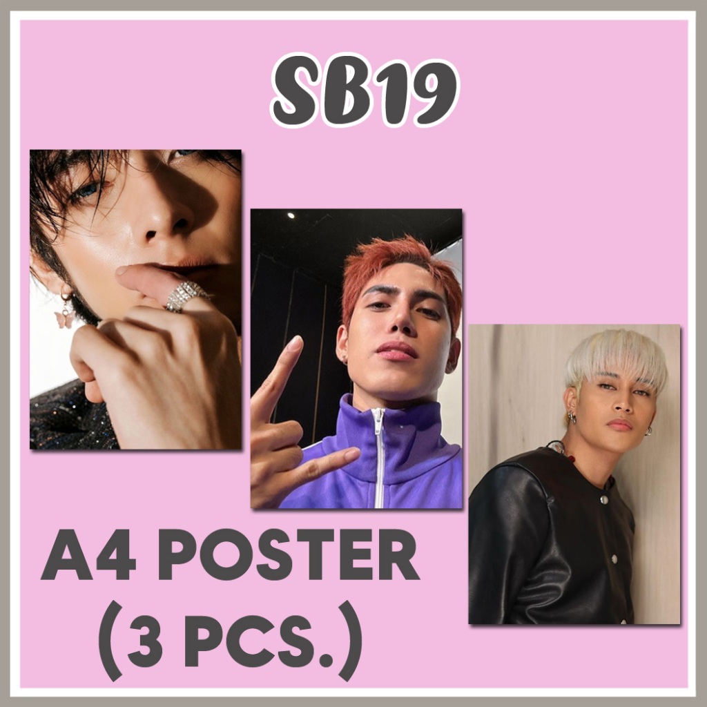 SB19 A4 Poster (Ken Stell Josh Justin Pablo) | Shopee Philippines