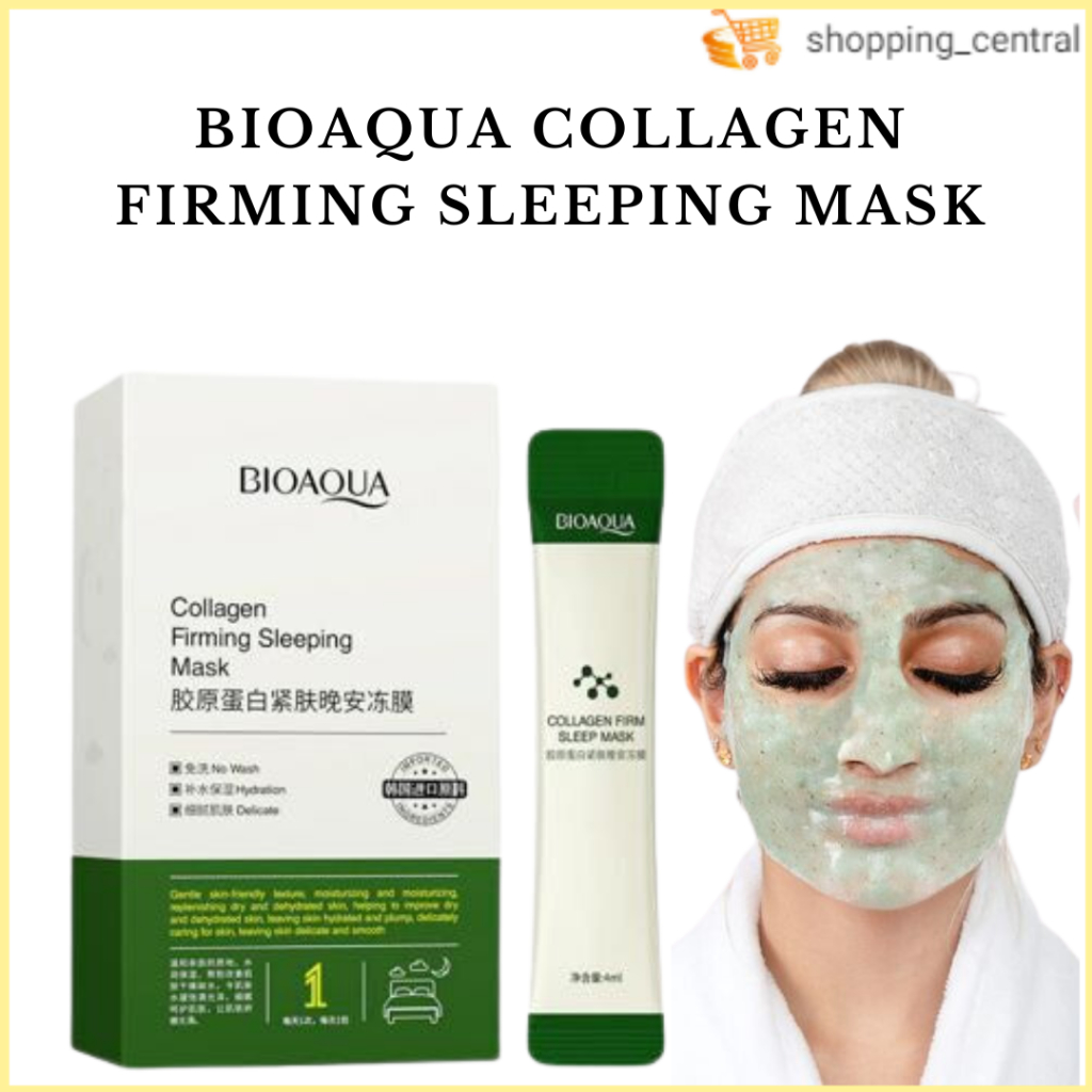 BIOAQUA 1Box Collagen Good Night Jelly Mask Oil Control Moisturizing ...