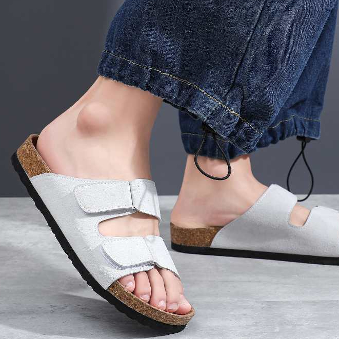 2024 New style Shuta Velcro two strap sliper Velvet strap high quality ...