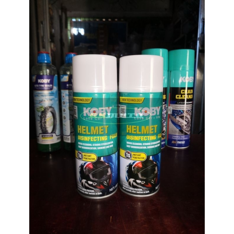 ORIGINAL Koby Helmet Disinfecting Foam 450ml | Shopee Philippines