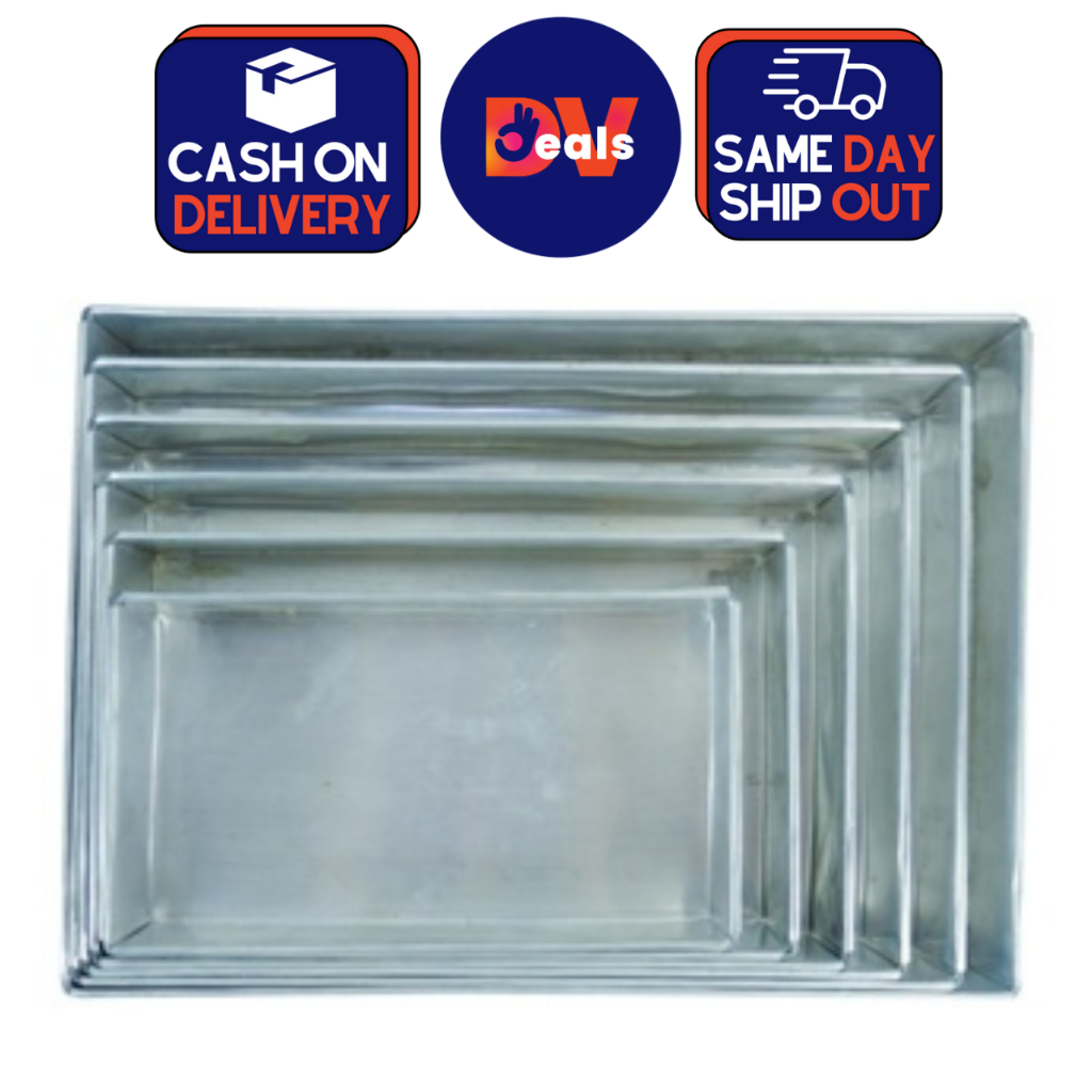 DVDEALS Rectangle Cake Molder - 9, 10, 11, 12, 13, 14" Mold Aluminum ...